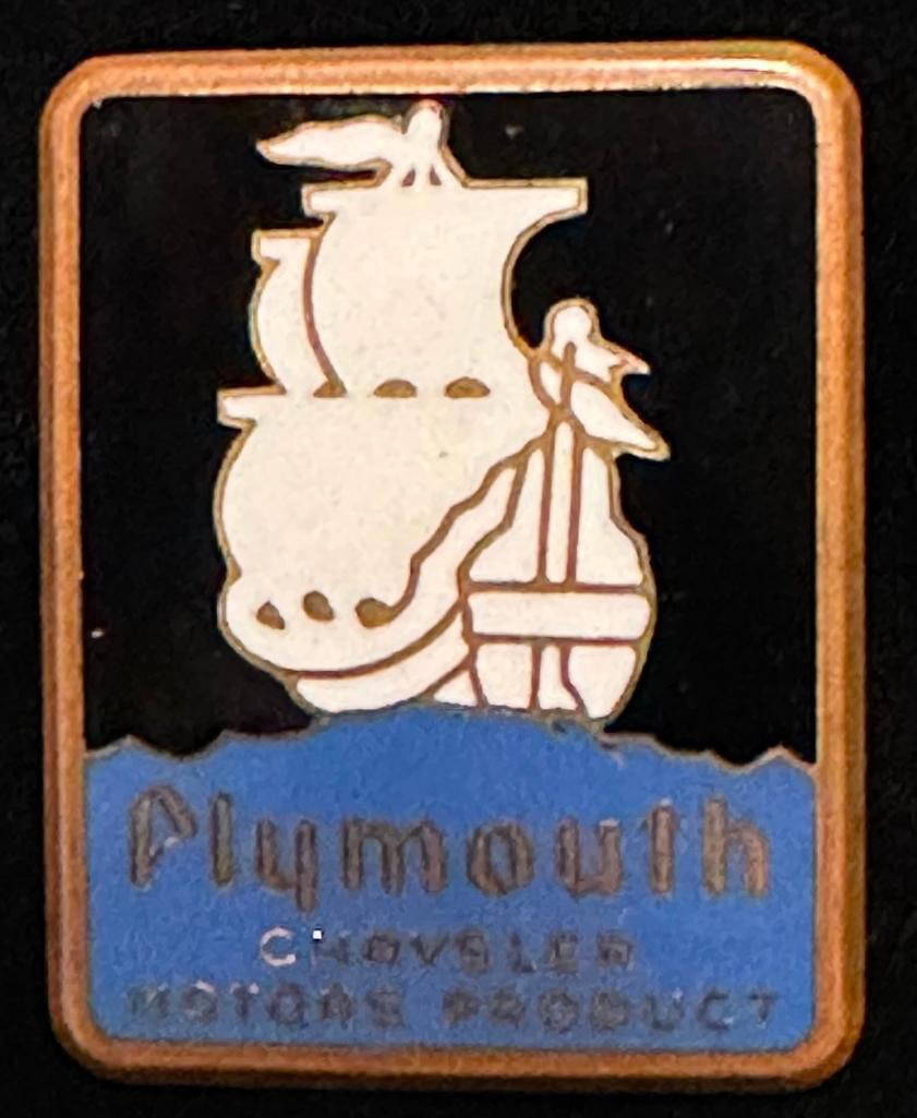 1930 Plymouth Radiator Emblem Auction