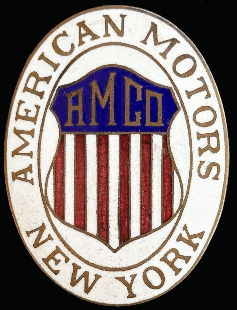 1917-1922 American Motors (amco) Radiator Emblem Auction