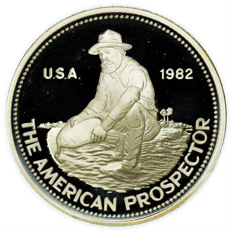 1982 Proof Engelhard Silver Prospector Round (#0148) on May 25, 2022 ...