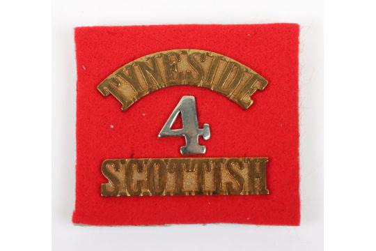 Ww1 23rd Service Battalion 4th Tyneside Scottish