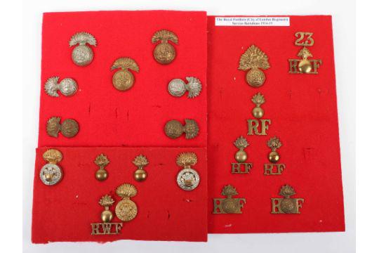 Selection of Badges and Insignia of Fusiliers Interest (#0221) on Oct ...