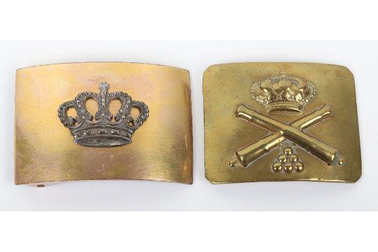 2x Continental Waist Belt Clasps