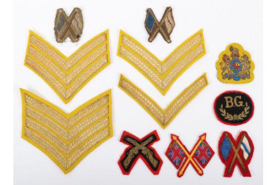 Grouping Of Cloth Rank Insignia