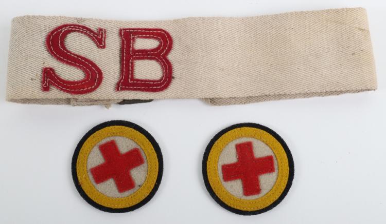 Ww1 British Stretcher Bearers Arm Brassard