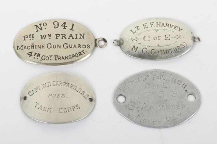 Machine Gun Guards & Tank Corps Identity Discs (#0385) on Mar 09, 2022 ...