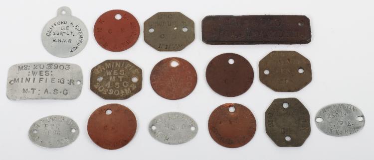 WW1 Identity Disc Groupings (#0392) on Mar 09, 2022 | C & T Auctioneers ...