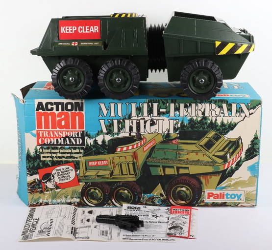 Boxed Original Palitoy Action Man Transport Command Multi Terrain Vehicle