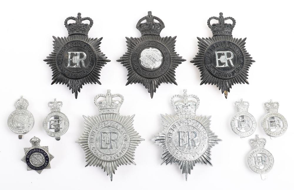 A Collection Of Bedfordshire Constabulary Police Badges