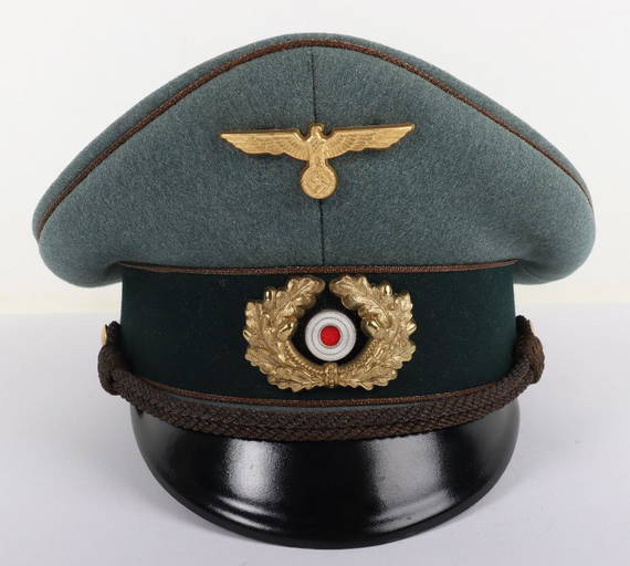 Ww2 German Army Generals Peaked Cap By Erel