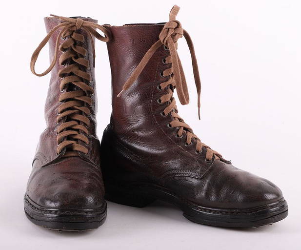 Rare Pair of WW2 German Paratroopers (Fallschirmjager) Front Lace Jump ...