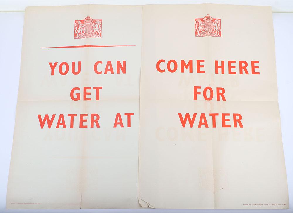 2x Ww2 British Home Front Information Posters