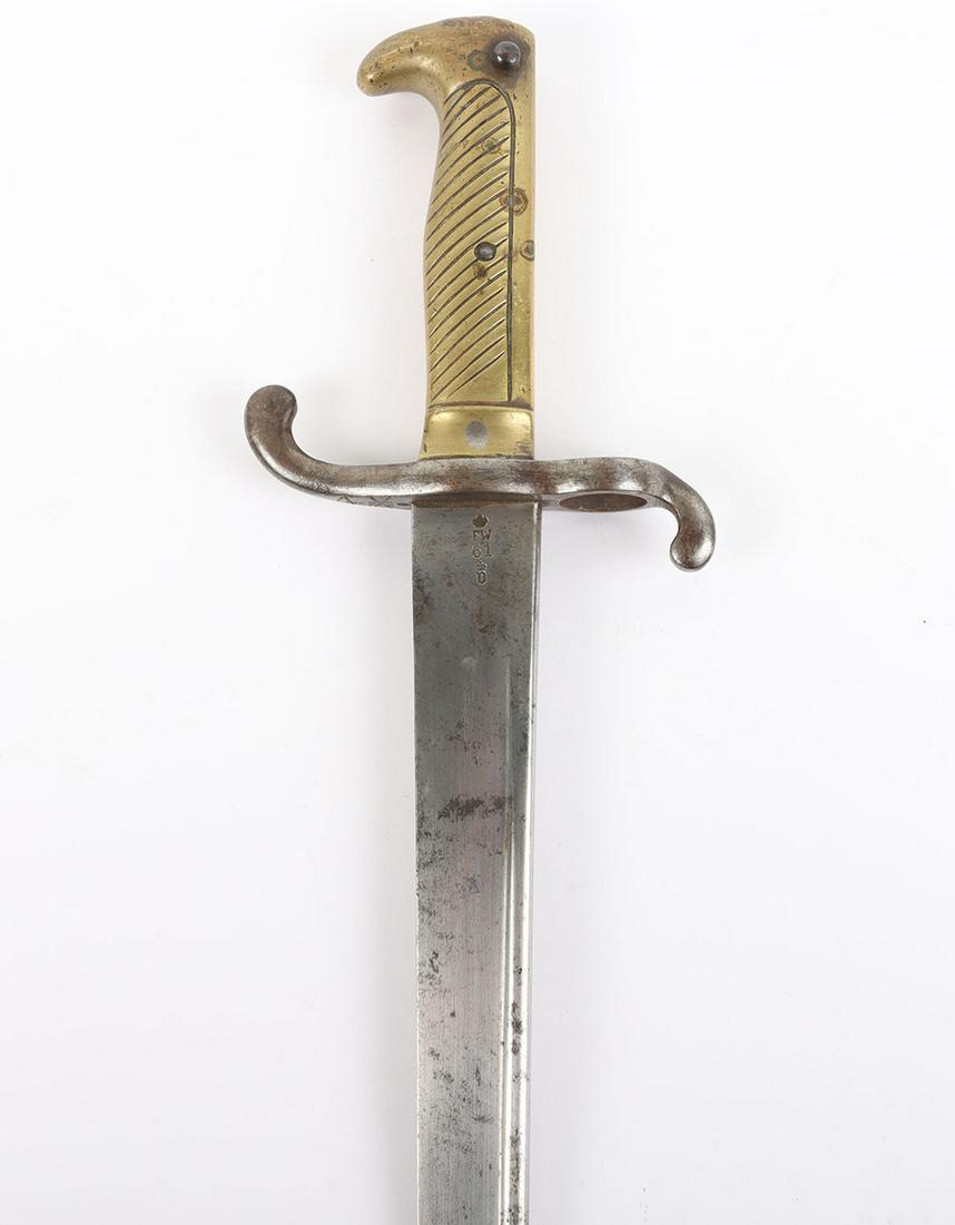 Prussian Model 1860 Fusilier Bayonet With Marine See Battalion ...