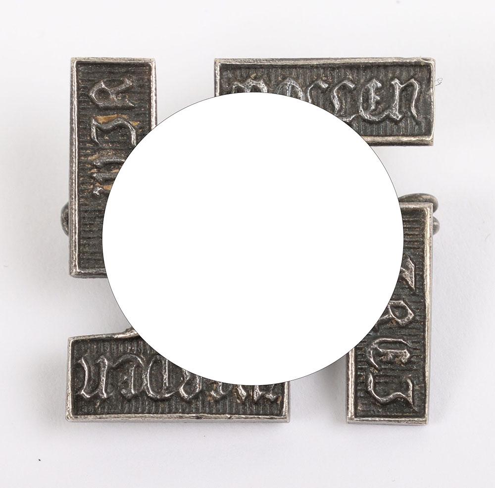 Scarce Third Reich Nsdap Frontbann Badge Auction