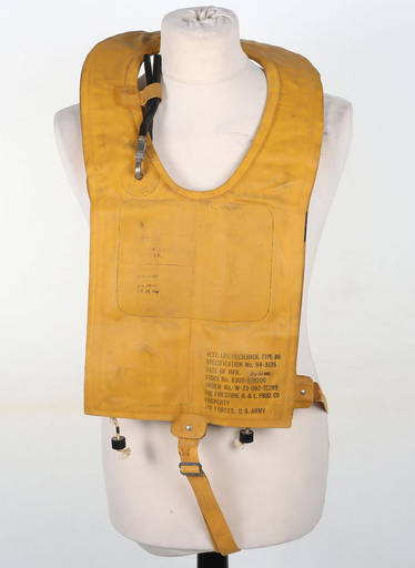 Ww2 American Type B 4 Life Preserver (mae West)