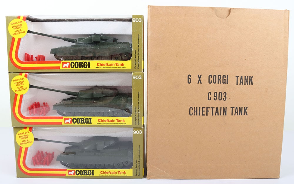 Corgi C903 Trade Pack Of Six Chieftain Tanks Auction