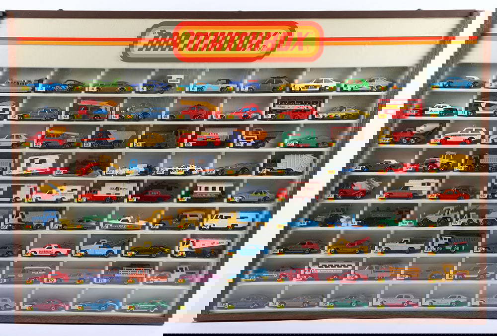 Matchbox Superfast Shop Retailers Wooden Counter Display Case, Complete ...