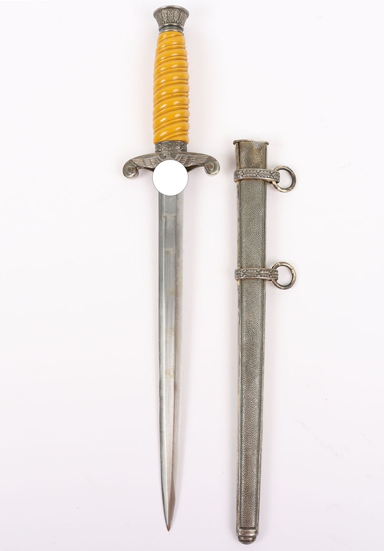 Ww2 German Army Officers Dress Dagger By F W Holler Solingen Auction