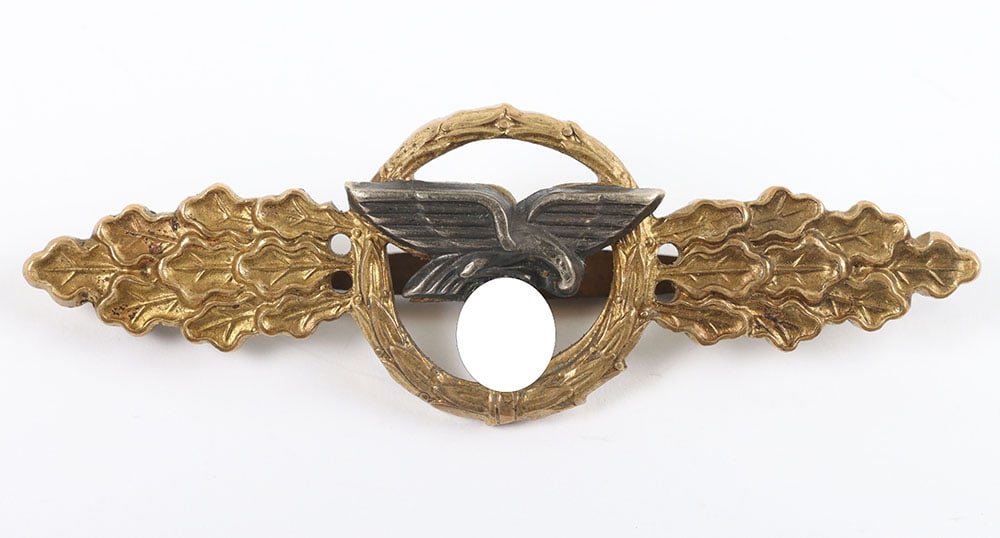 Ww2 Luftwaffe Transport Operational Clasp In Gold