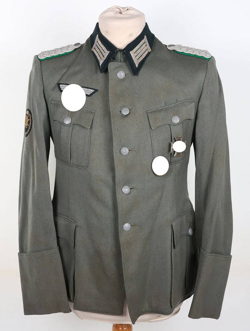 Ww2 German Army Mountain Troops (gebirgsjäger) Majors Combat Tunic Auction