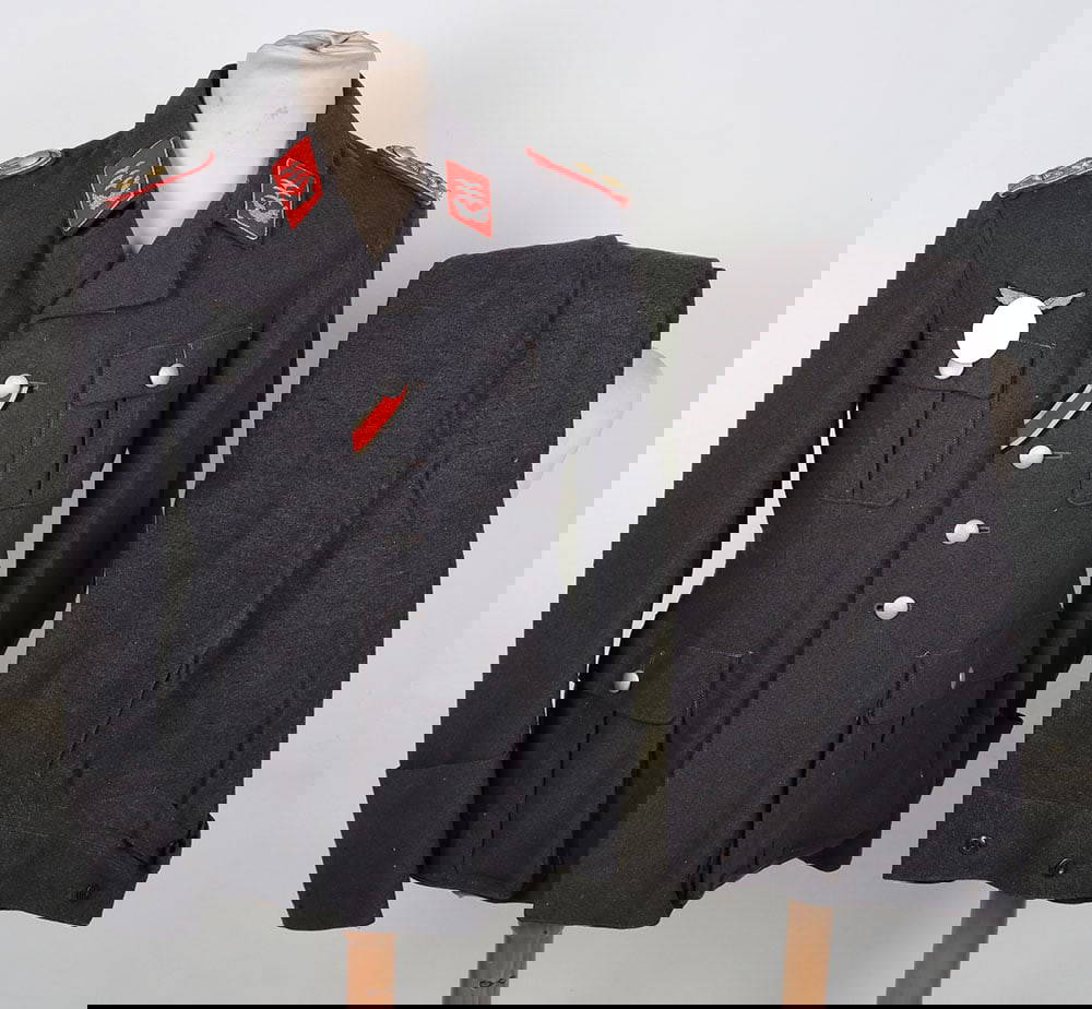 Ww2 German Luftwaffe Flak Section Officers Uniform Auction