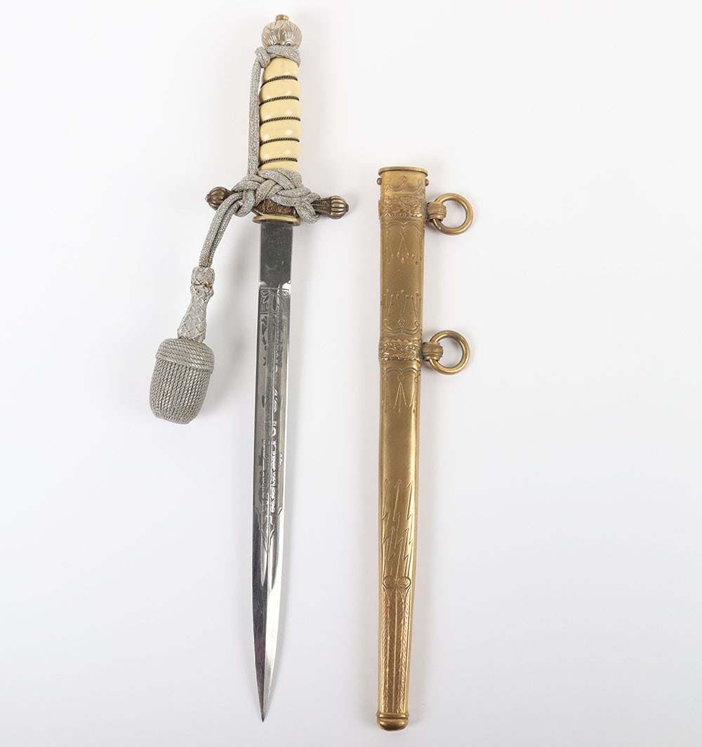 German Reichsmarine 1929 Pattern Naval Officers Dagger By E & F Horster ...