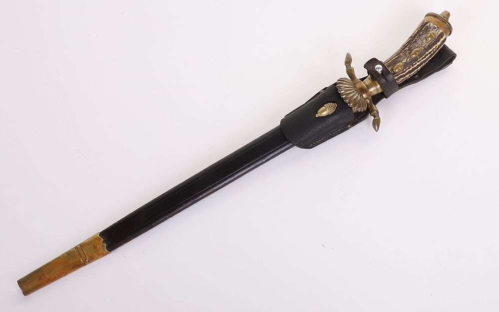 German Hunting Sidearm Hirschfanger Auction