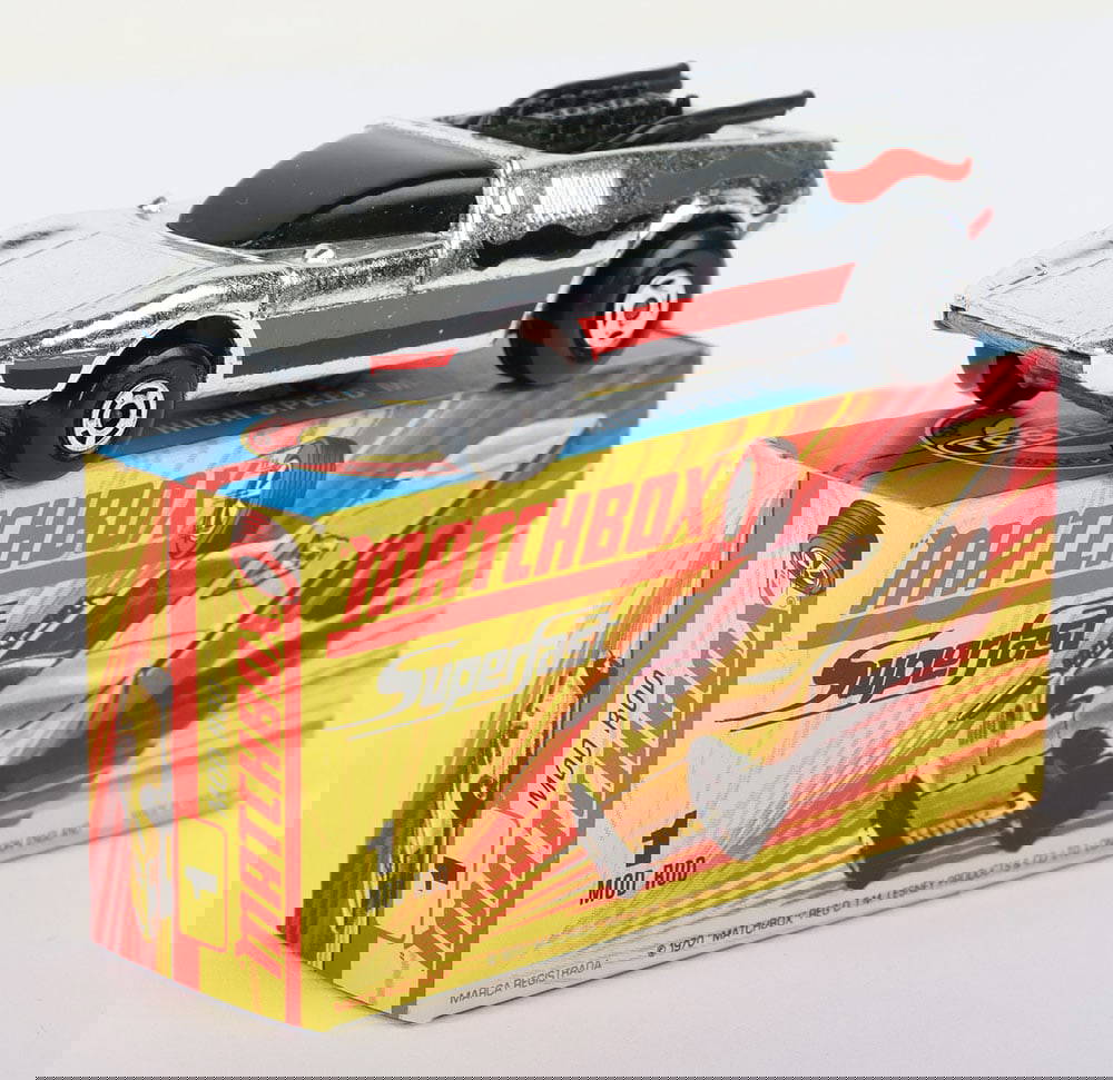 Matchbox Lesney Superfast Mb-1 Mod Rod With Silver Body And Black ...