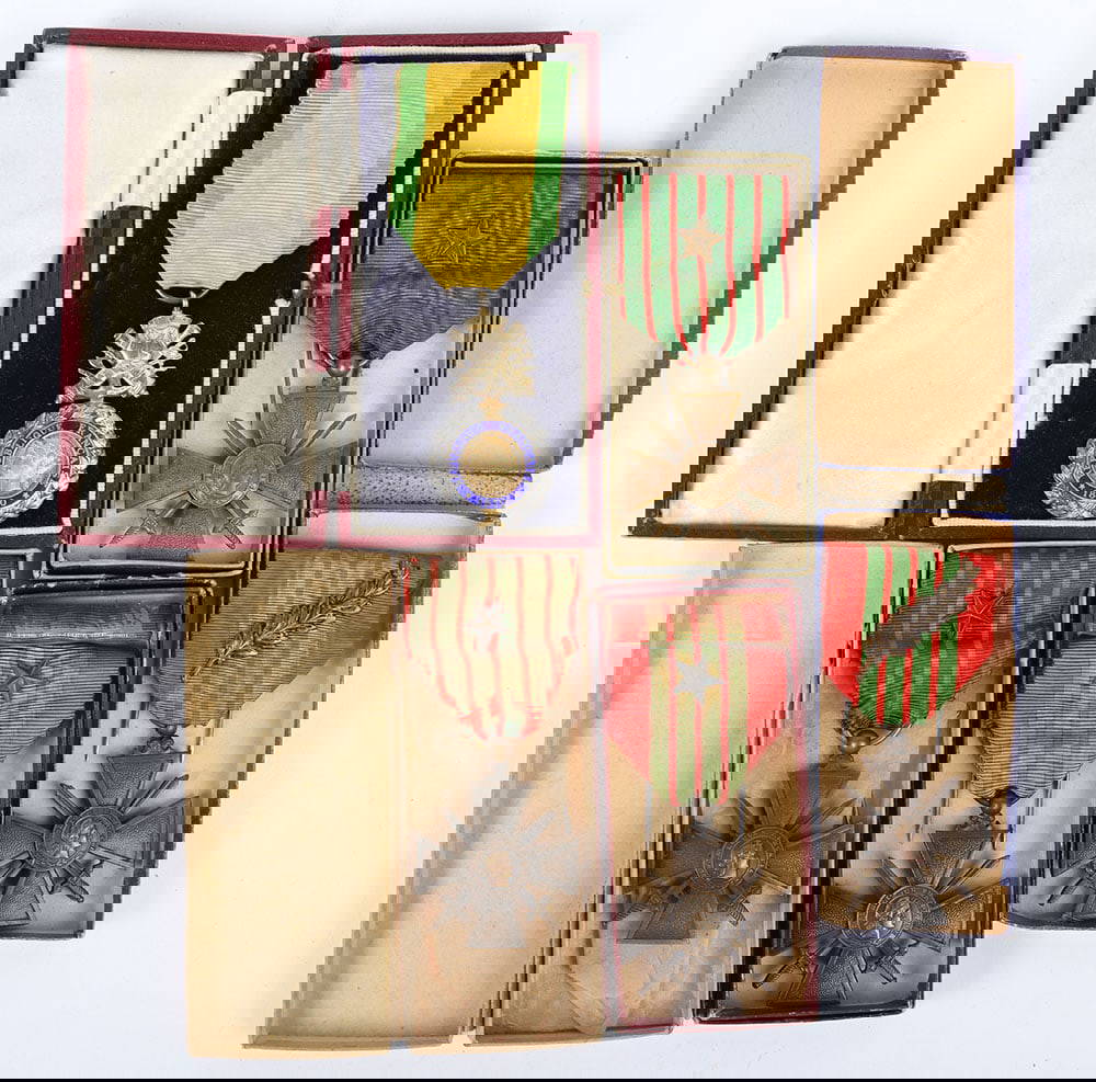 Ww1/ww2 French Military Medals Auction