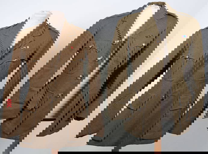 British Army Officers Service Dress Tunics