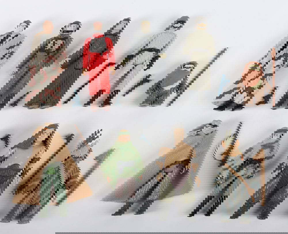 Nine Loose Second Wave Vintage Star Wars Rotj Figures Auction