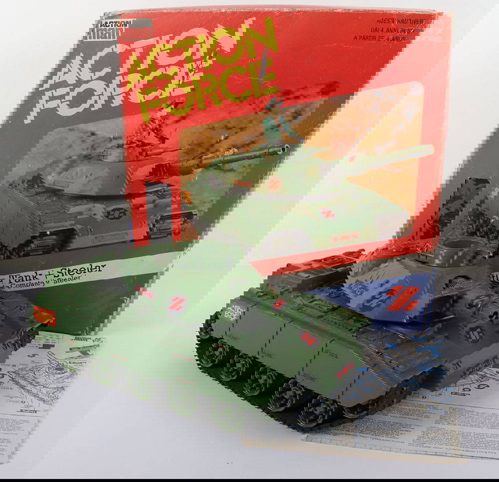 Palitoy Action Force Z Force Battle Tank And Steeler Auction