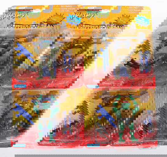 Teenage Mutant Ninja Turtles Ripped Up Set Of Four Playmates 2004 ...