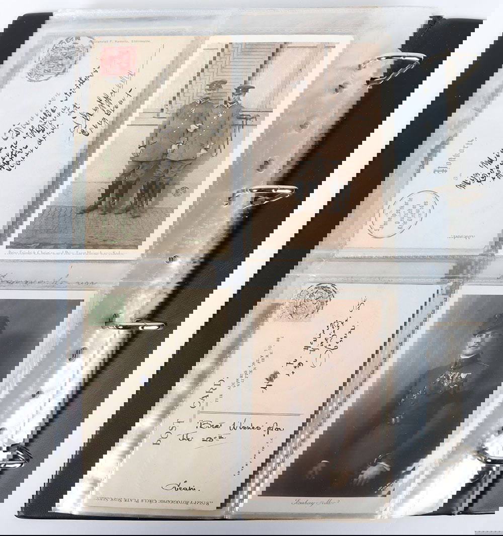 Album Of Ww1 German Postcards Auction