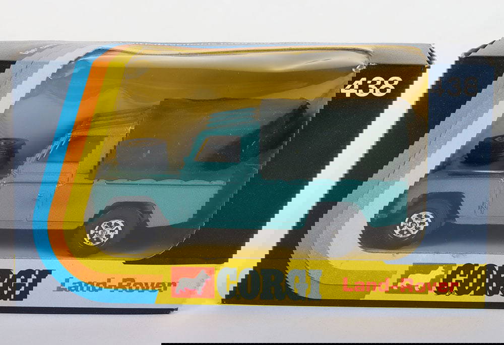 Corgi 438 Whizzwheels Land-rover, Metallic Green Body Auction