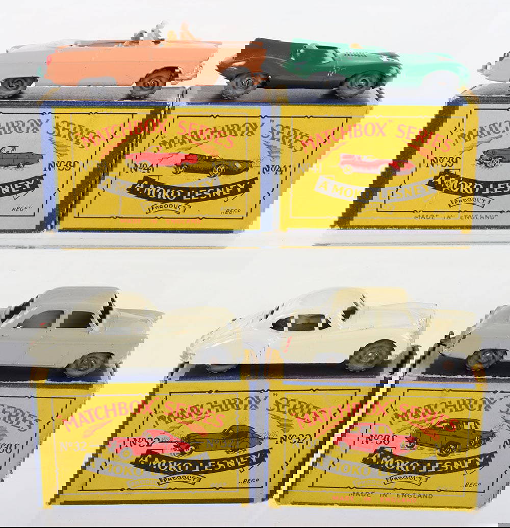 Four Matchbox Moko Lesney Regular Wheels Model Cars Auction