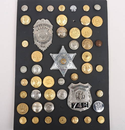 Us Police Badges And Buttons