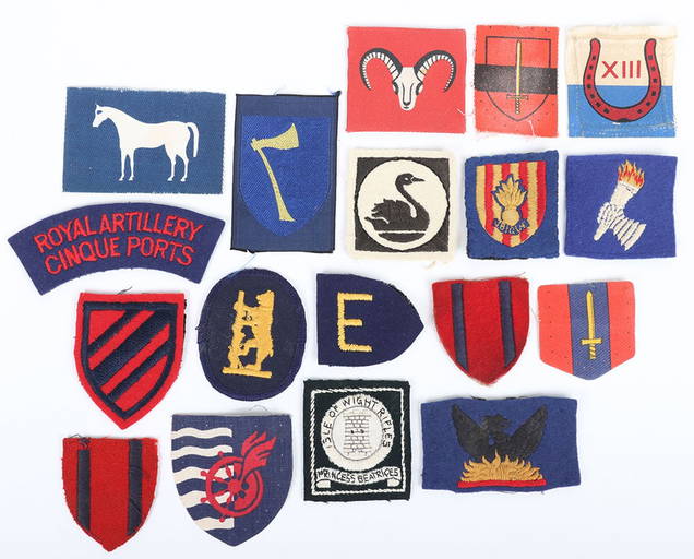Assortment Of Cloth British Formation Signs