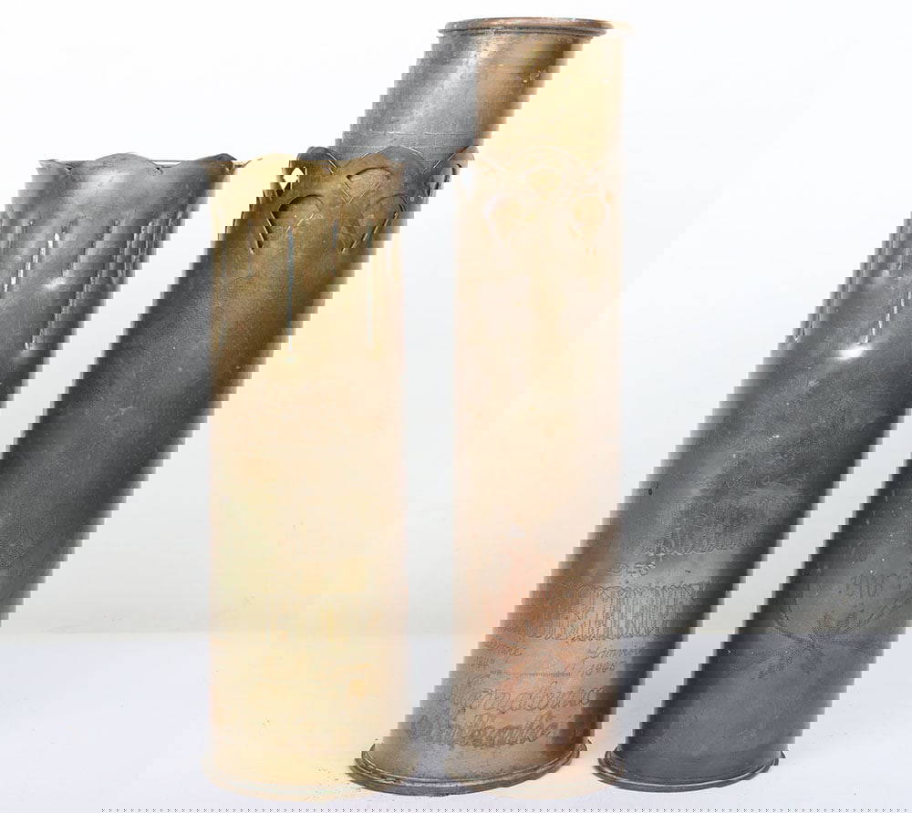 Ww1 / Ww2 Trench Art Shell Cases Auction