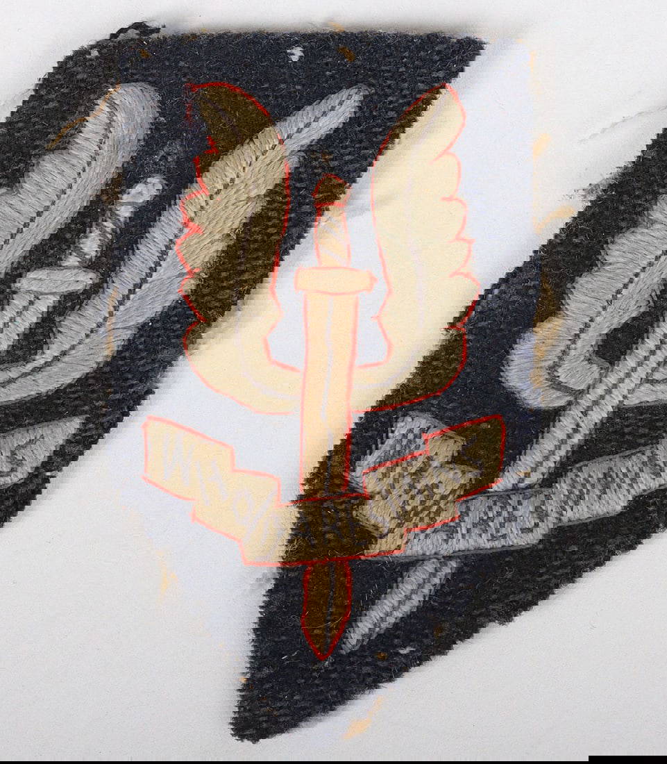 Rare Attributed Ww2 Special Air Service (s.a.s) Beret Badge Of Major R ...