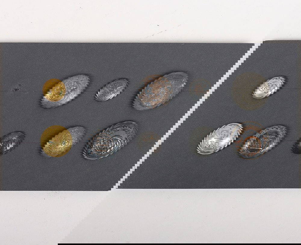 Irish Coatee Buttons (1820-1855), Auction