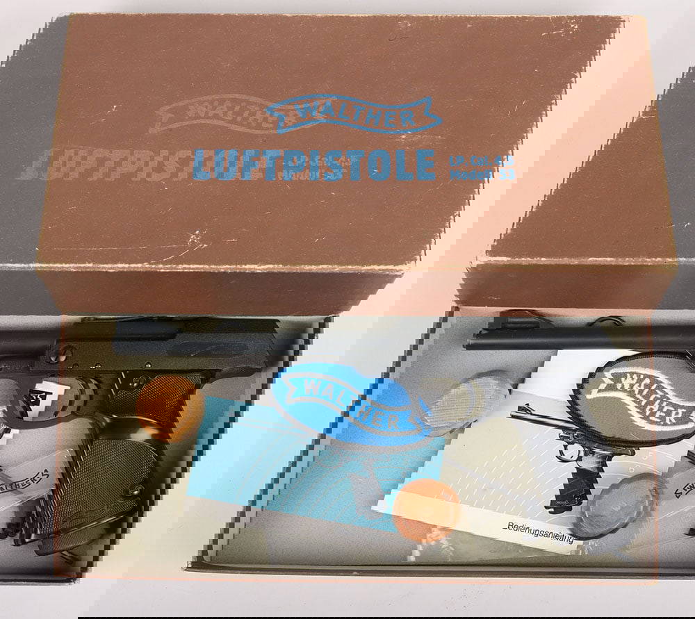 Boxed Walther .177 Mod.53 Air Pistol (luftpistole) Auction