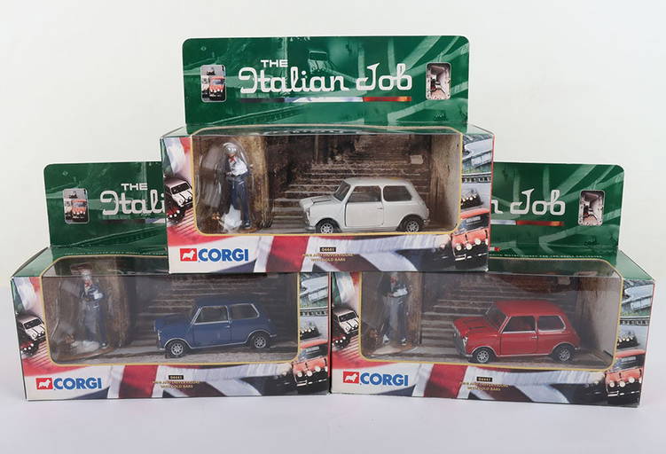 Three Corgi The Italian Job Minis