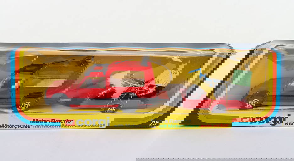 Corgi Gift Set 25 Matra Rancho With Motorcycles