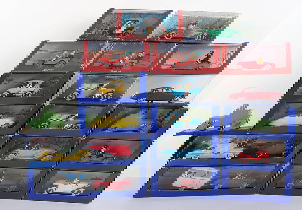 Collection Of Atlas Tintin Models, Auction