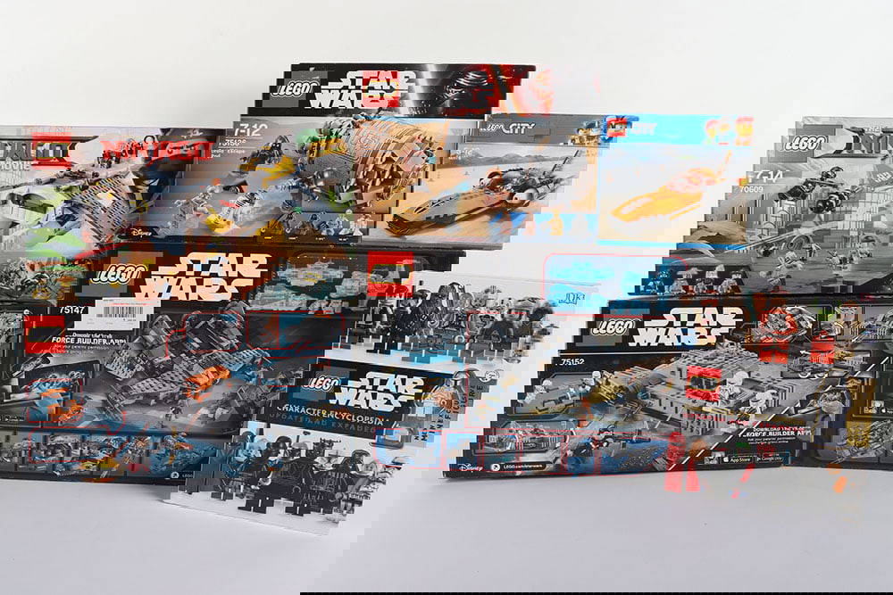 Six Retired Lego Star Wars City Sets Sealed Boxed. Auction