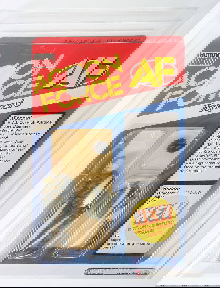 Vintage Action Force Graded Afa 75 Ex+/nm Af Ripcord Series 3 Carded ...