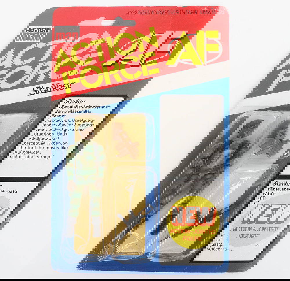 Vintage Action Force Af Stalker Series 3 Carded Moc Action Figure 1985 Palitoy, Auction