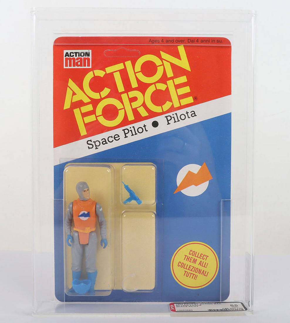 Vintage Action Force Space Force Space Pilot Graded Afa 85 Nm+ Series 2 ...
