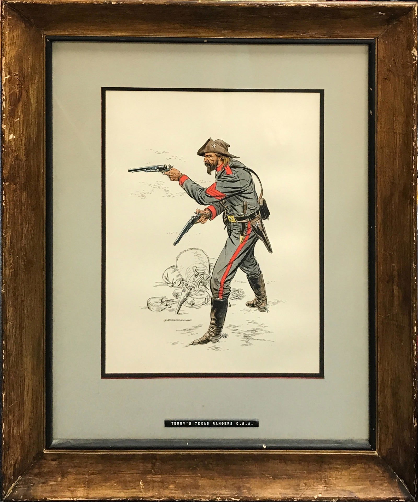 Original Watercolor of a Civil War Terry Texas Ranger - Sep 25, 2020 ...