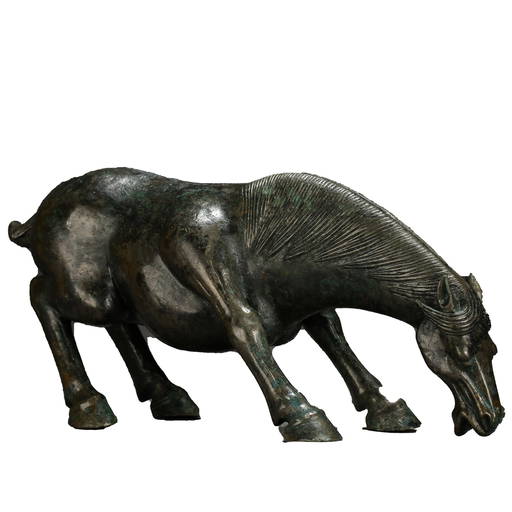 Ancient Chinese Silver Horse Figure